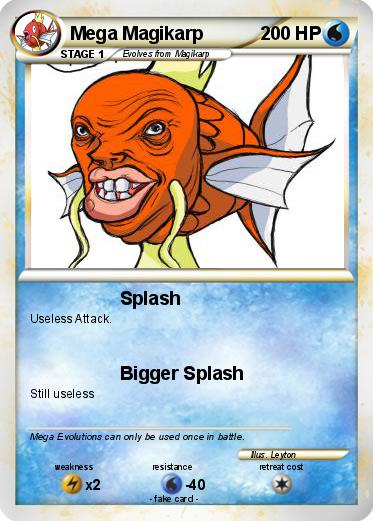 Pokémon Mega Magikarp 11 11 - Splash - My Pokemon Card