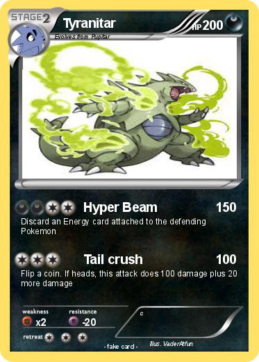 Tyranitar Hyper Beam