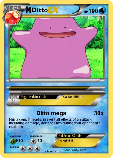 Ditto Mega Evolution