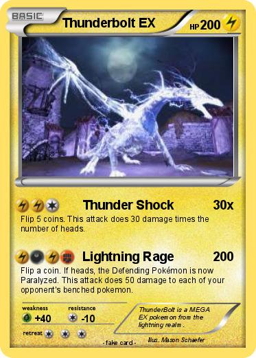 Pokémon Thunderbolt EX 2 2 - Thunder Shock - My Pokemon Card