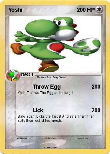 Yoshi Throwing Egg