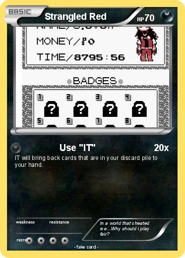 Pokemon Strangled Red