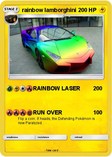 Rainbow Lamborghini
