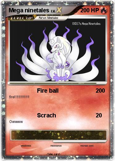Pokemon Ninetails Mega Evolution