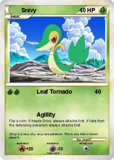 Snivy Leaf Tornado