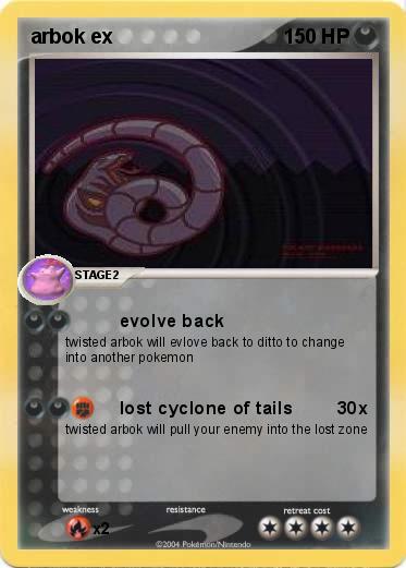 Arbok Mega Evolution Card
