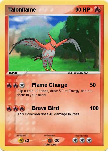 Pokemon Talonflame Card