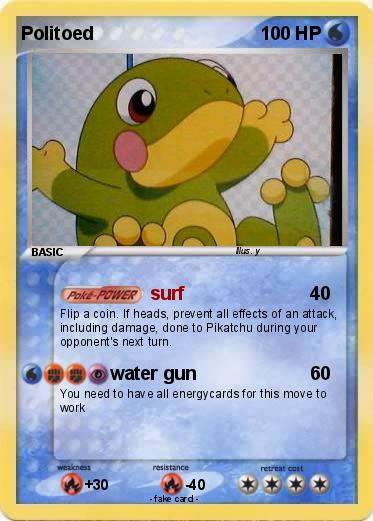 Politoed Card