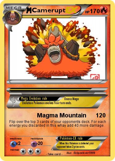 Pokemon Camerupt Card