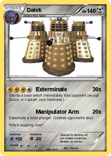 Dalek Evolution Chart