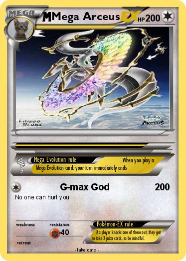 Arceus Mega Evolution Card Pokemon Mega Arceus 270