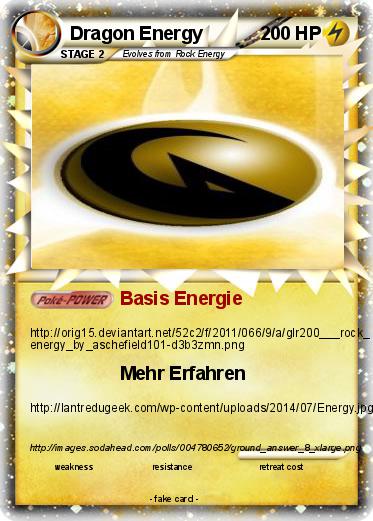 Pokemon Dragon Energy Cards