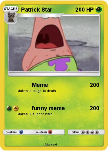 Patrick Star Funny Meme