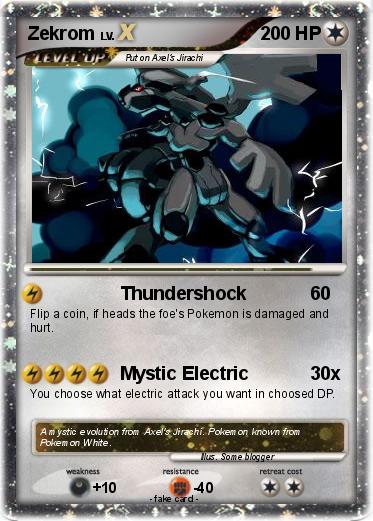 Pokemon Zekrom Evolution Chart