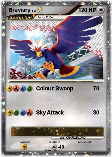 Braviary Pokemon Card