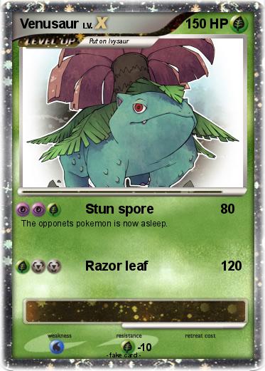 Venusaur Razor Leaf