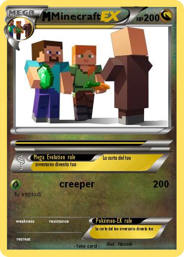 Carte Pokemon Minecraft Minecraft TC 2023 Create, Explore, Survive
