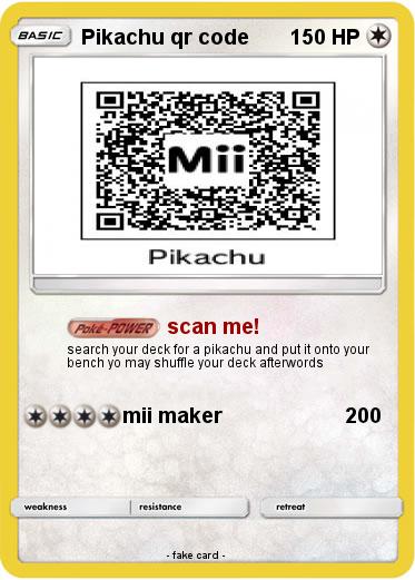 Mii Qr Codes Pokemon Ash
