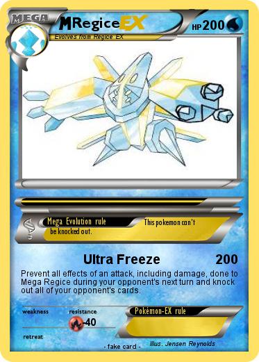 Pokemon Mega Regice