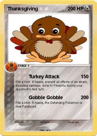 Pokemon At Thanksgiving