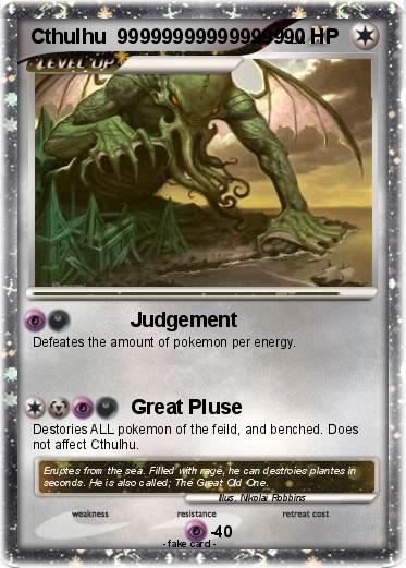Pokémon Cthulhu 999999999999999 999999999999999 - Judgement - My ...
