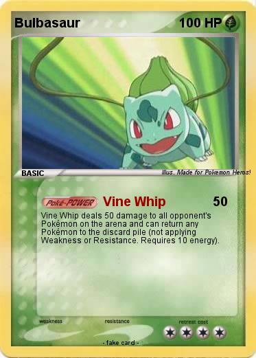 Bulbasaur Vine Whip