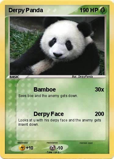 Pokémon Derpy Panda 2 2 - Bamboe - My Pokemon Card
