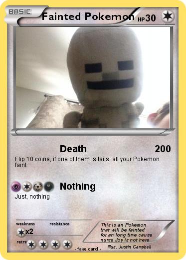 Fainted Pokemon