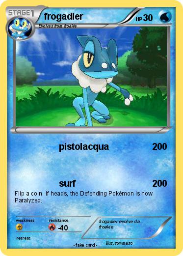 Frogadier Card
