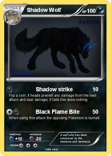 Dark Shadow Wolf