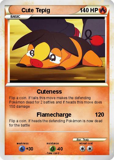 Tepig Pokemon Card Family