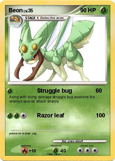 Bug Type Pokemon Cards