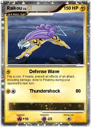 Pokemon Raikou Evolution