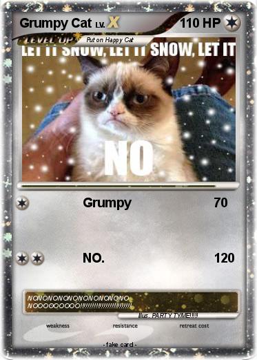 Grumpy Cat Let It Snow