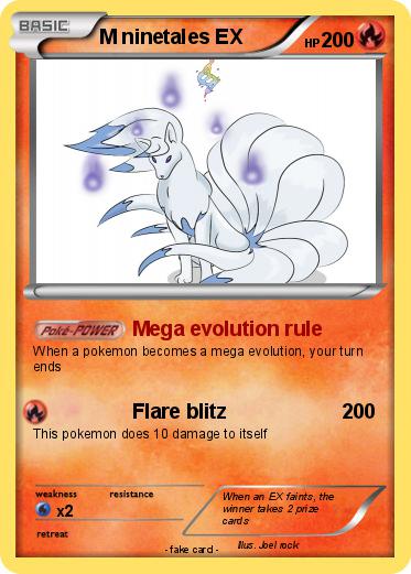 Pokemon Ninetails Mega Evolution