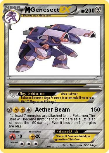 Pokemon Genesect Mega Evolution