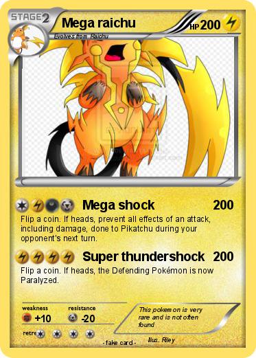Pokemon Mega Raichu