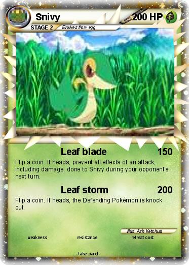 Snivy Leaf Storm