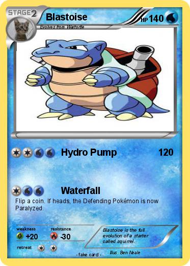 Blastoise Evolution Chart