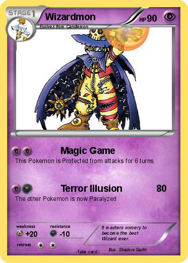 Wizardmon Card