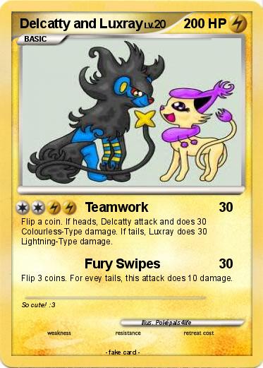 Luxray And Delcatty