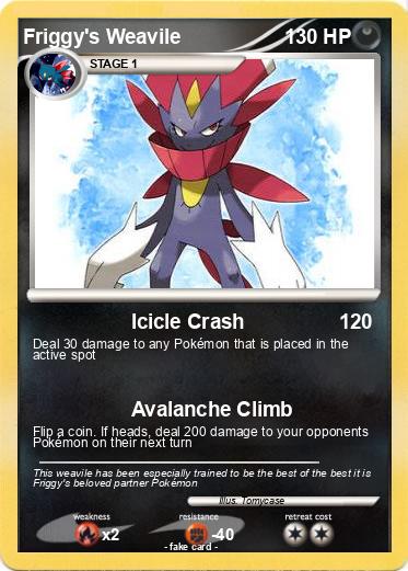 Weavile Mega Evolution