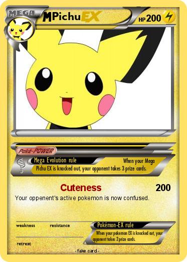Pichu Evolution Card
