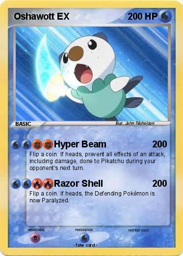 Oshawott Pokemon Card