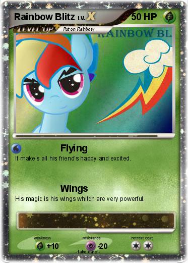 Mlp Rainbow Dash And Rainbow Blitz