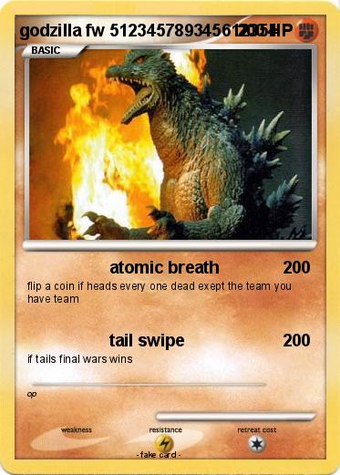 Godzilla Pokemon Team