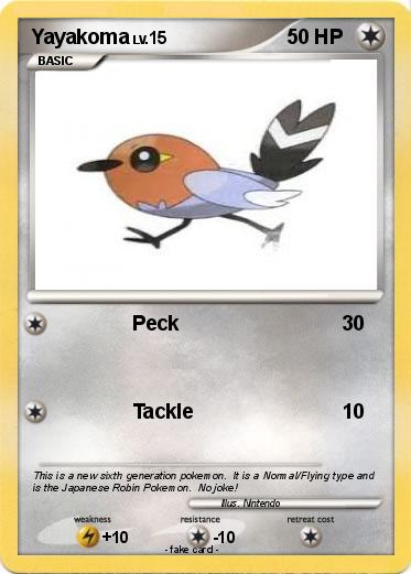 Yayakoma Pokemon
