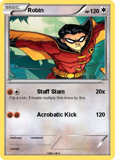 Pokémon Robin 633 633 - Staff Slam - My Pokemon Card