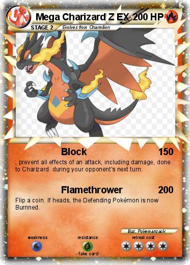 Pokemon Mega Charizard Z
