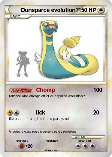 Pokemon Dunsparce Evolution